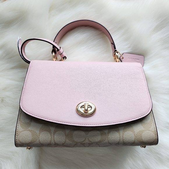 Coach | Bags | Nwt Coach Tilly Top Handle Satchel In Signature Canvas ...
